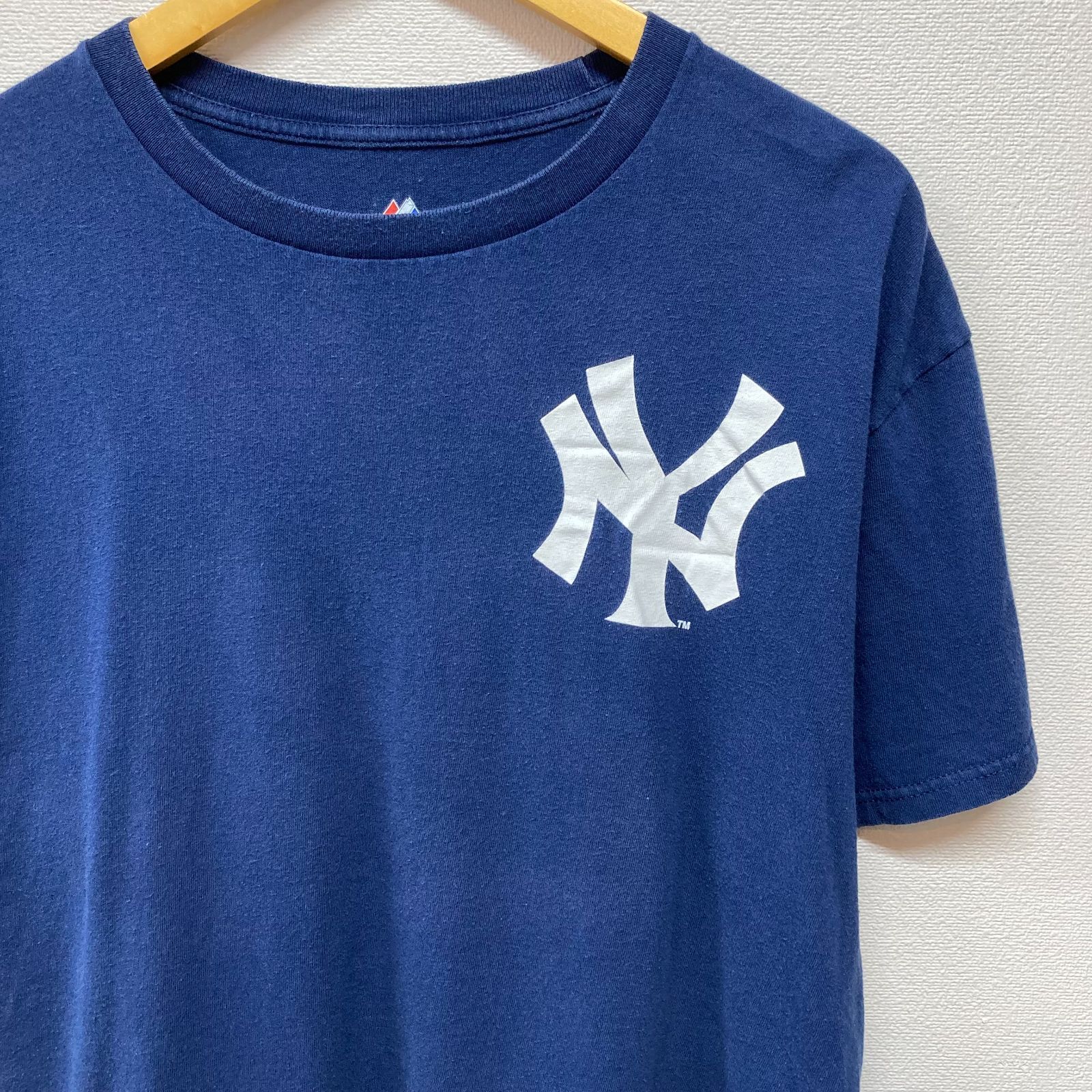 古着 XL MLB ニューヨークヤンキース NewYorkYankees ロビンソン・カノ 24 公式 オフィシャル Tシャツ クルーネック 紺 - メルカリ