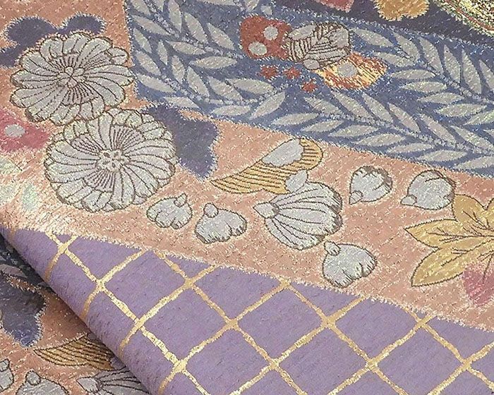 袋帯 未使用 正絹 辻が花 礼装用 フォーマル 未着用 美品 新古品 辻ケ