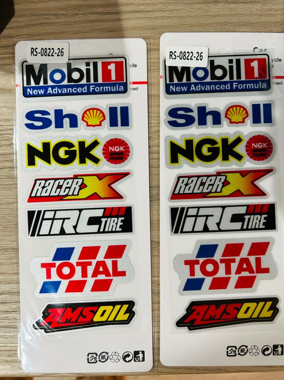 ★アウトレット★新品 MotoGP RACING シェル・オイル Shell 21 x 8 cm レーシング ステッカー シール デカール ...