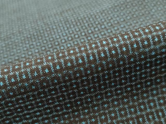 平和屋着物□男性 本場大島紬 アンサンブル 100亀甲 総詰め 正絹 逸品