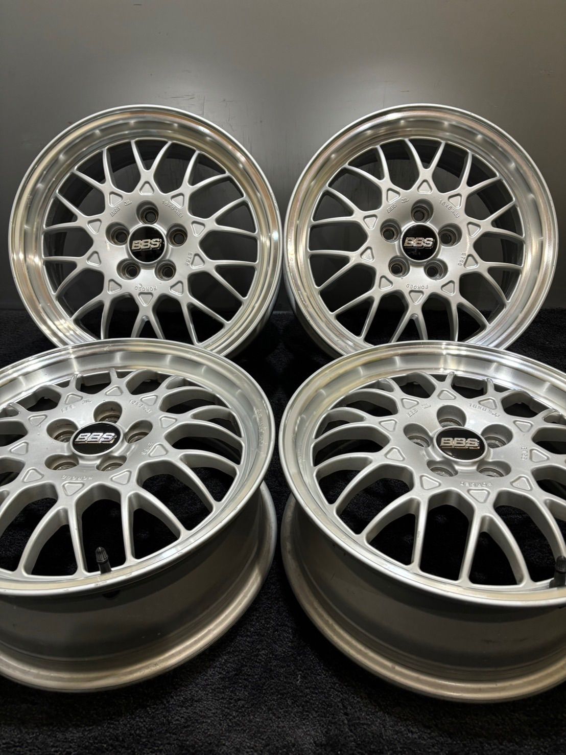 ★スバル 純正 OP BBS FORGED 16インチ 6.5J ＋55 100 5H アルミホイール 4本 レガシィ インプレッサ 等 (1-F656) - メルカリ