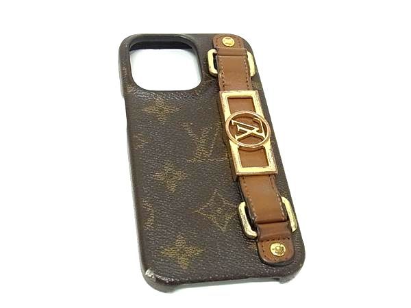 LOUIS VUITTON ルイヴィトン M81214 モノグラム バンパー ドーフィーヌ iPhone13Pro対応 アイフォン スマホ ...
