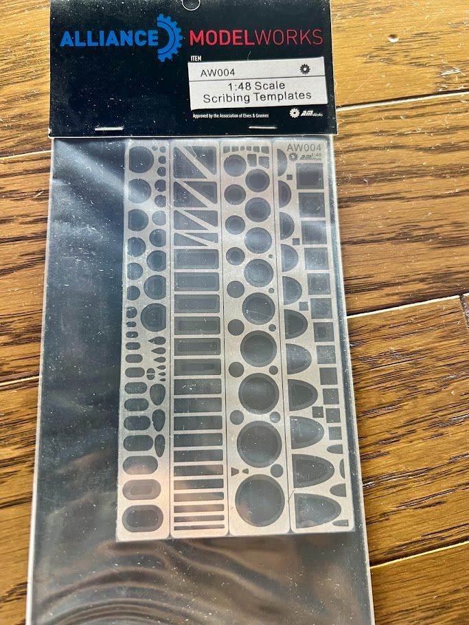 【Alliance Model Works】（AW004） 1/48 航空機用テンプレートセット - メルカリ