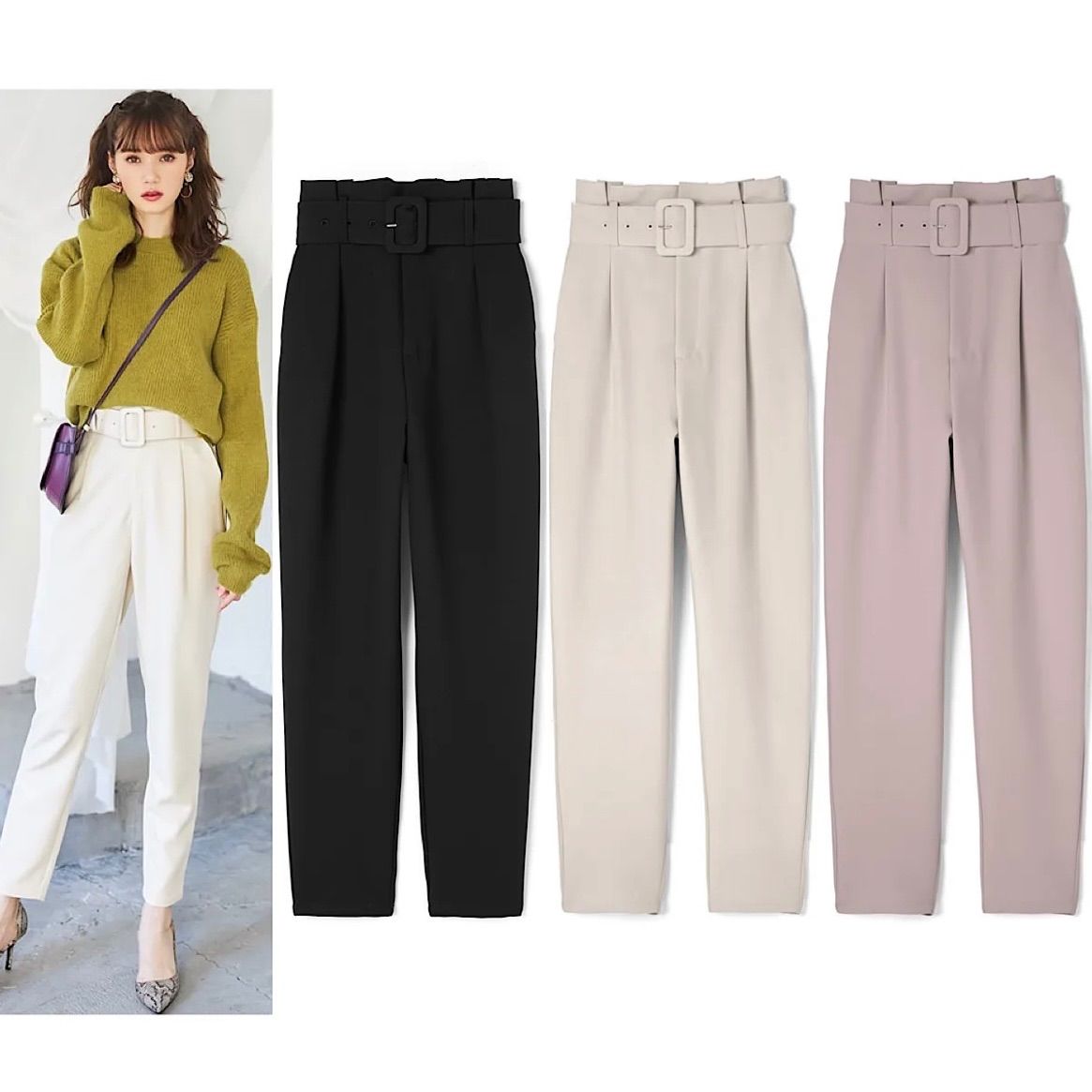 GRL テーパードパンツ フォーマル オケージョン ユニクロ ディーホリック SHEIN gu オフィスカジュアル 卒業式 入学式 顔合わせ ...