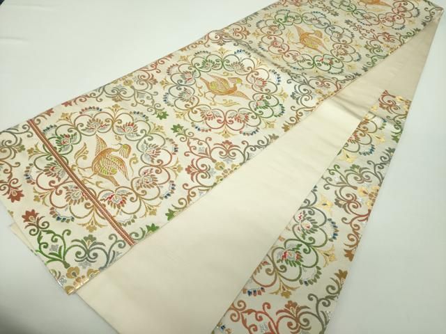 平和屋着物○六通柄 本袋帯 天平鏡華錦 金銀糸 正絹 逸品 DAAY1120ps