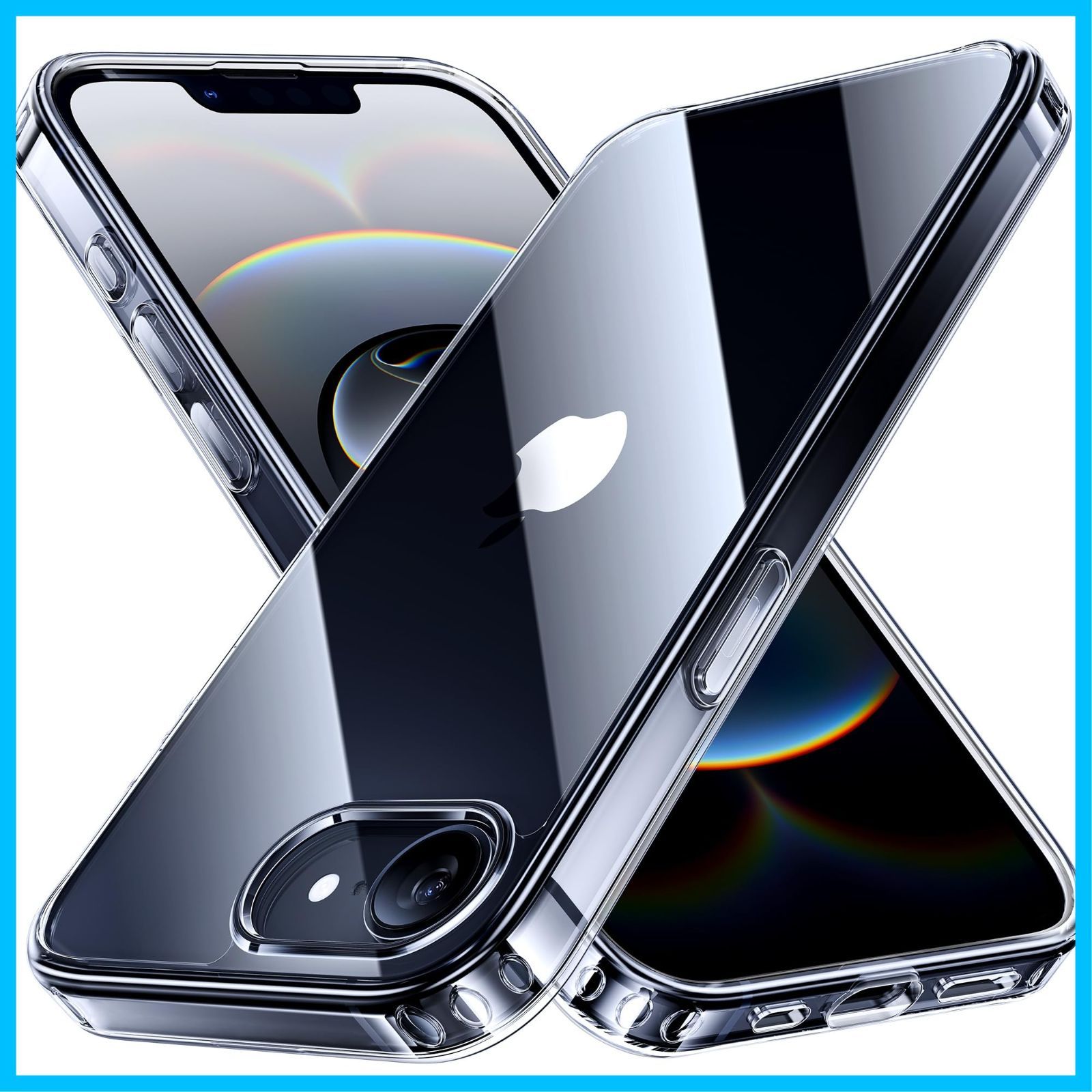 【特価商品】いPhone 16e 16e 対応 PC背面 ケース ケース 傷つけ防止 SGS認証 超薄型 米軍MIL規格 軽量 耐衝撃 ワイヤレス充電対応 黄変防止 アイフォン クリア 16e ...