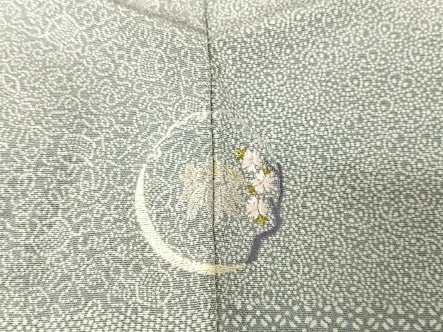 平和屋着物＊夏物 江戸小紋 絽 寺山存男作 鮫小紋柄 反