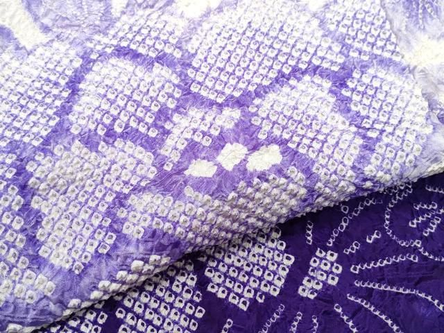 平和屋着物○豪華振袖 総絞り 片輪車花文 暈し染め