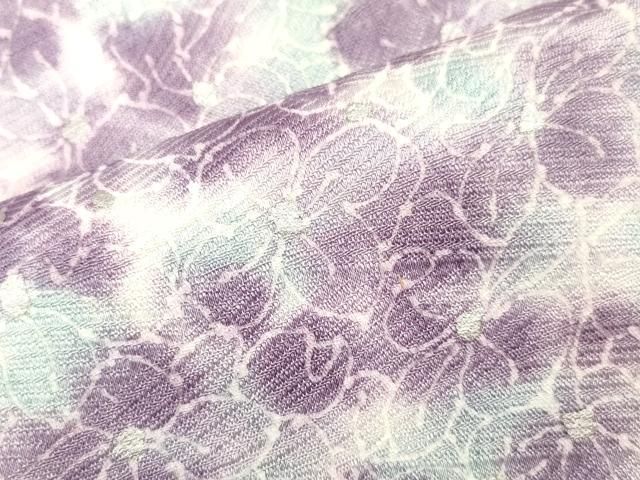 平和屋着物＃羽織 紫陽花 暈し染め 銀彩 正絹 逸品 未使用 CAAR9198id 2025