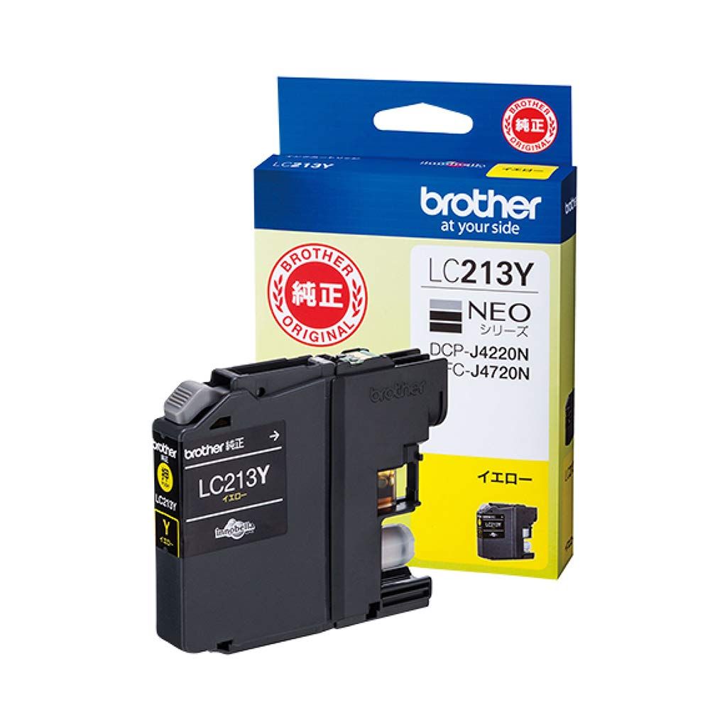 【brother純正】インクカートリッジイエロー LC213Y 対応型番:MFC-J5720CDW、MFC-J5620CDW、DCP-J4225N、MFC-J4725N 他 [イエロー ...