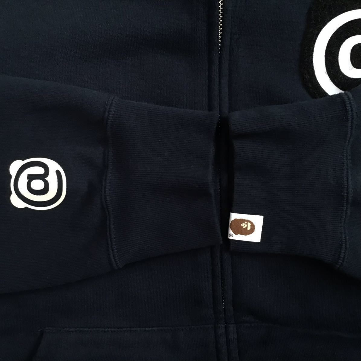 ☆XL☆ BE@R shark full zip hoodie ネイビー a bathing ape ☆XL☆ BE@R shark full zip hoodie ネイビー a bathing ape