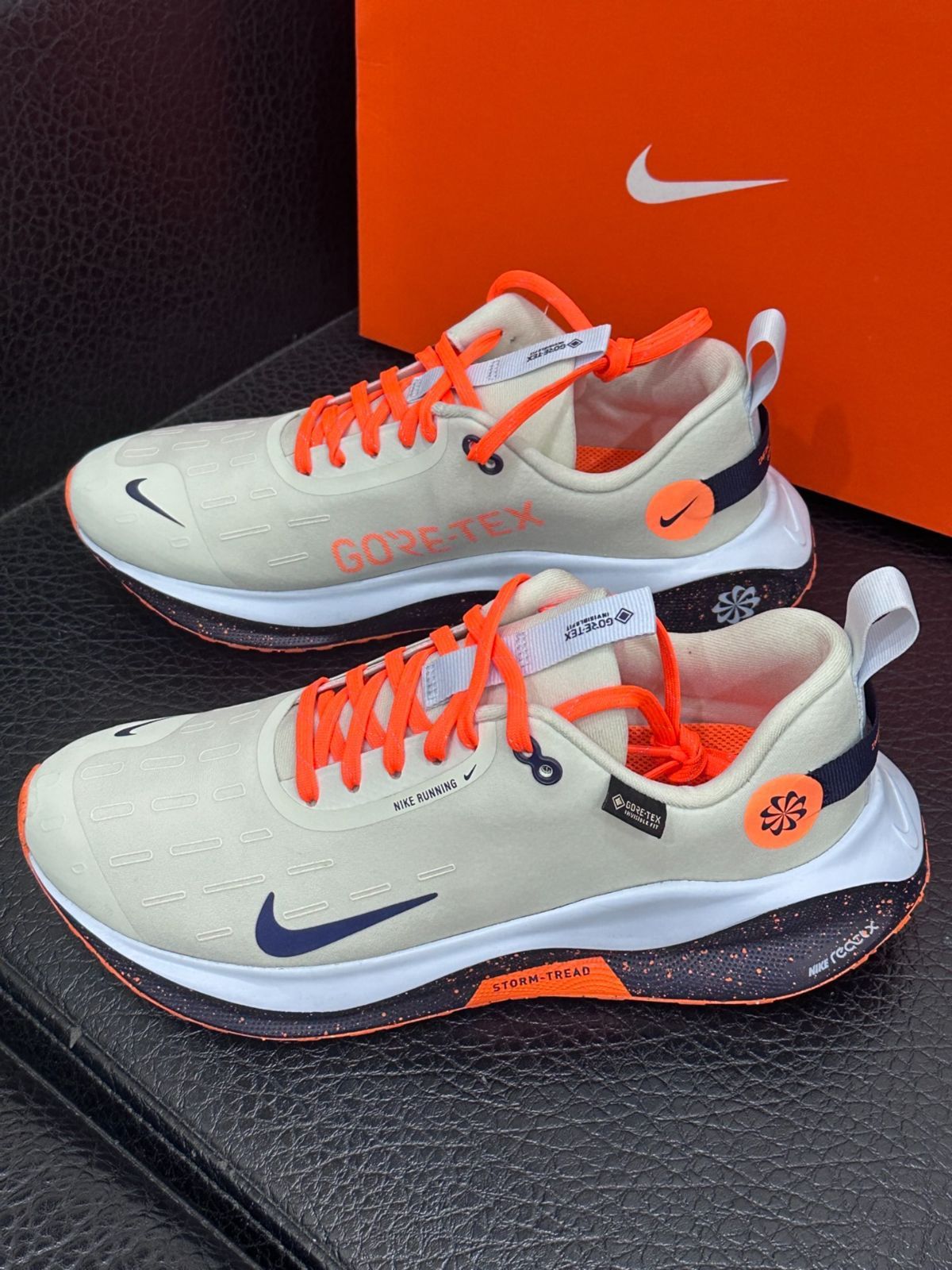 新品 Nike ReactX Infiniity RN 4 GTX Gore-Tex"Black White FB2204-002 ナイキ ...