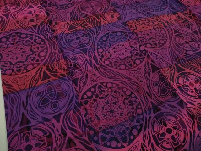 平和屋本店■極上　前田仁仙　仁仙更紗　小紋　暈し染め　まるやま扱い　逸品　DZAA9125kh5 平和屋本店□極上 前田仁仙 仁仙更紗 小紋 暈し染め まるやま扱い 逸品