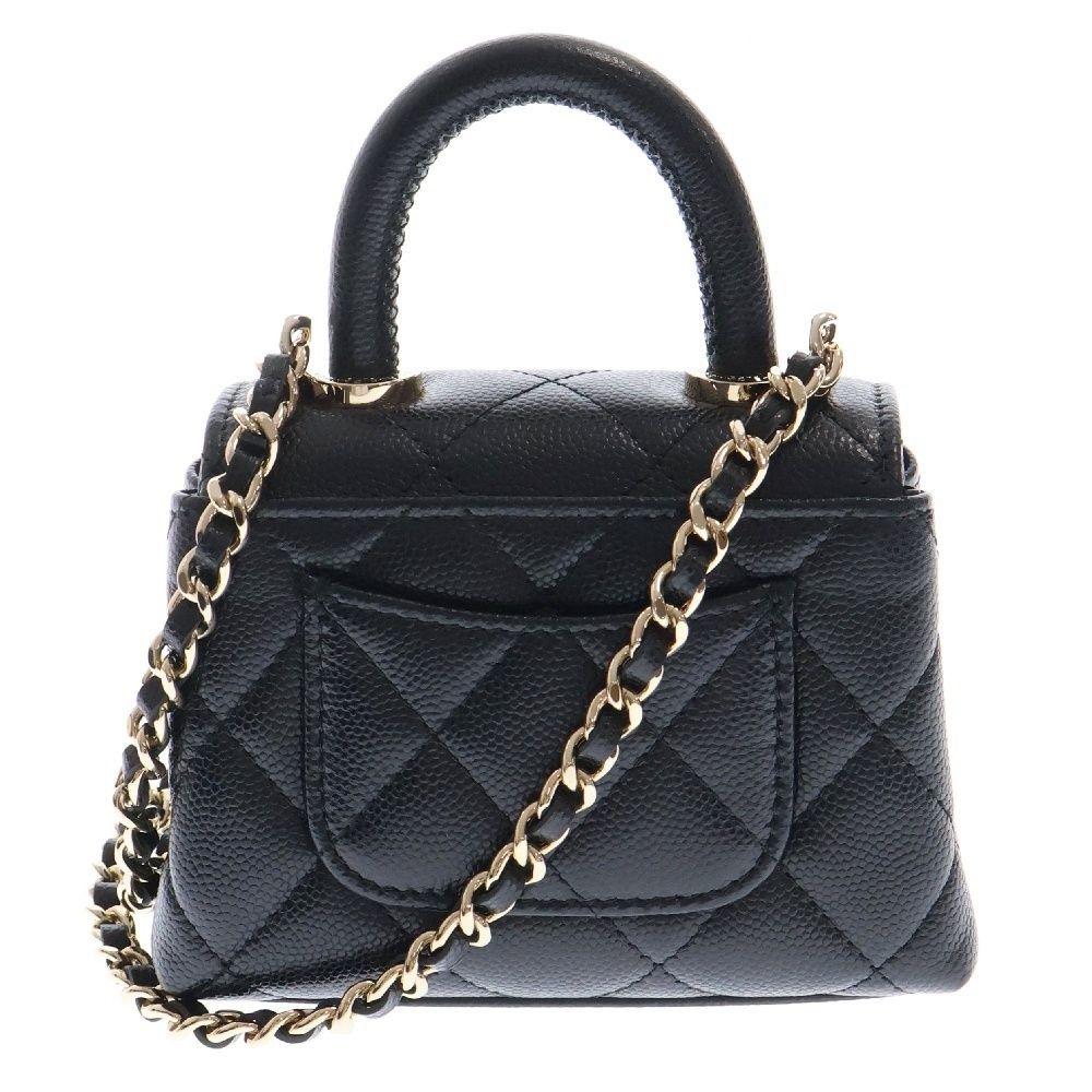 CHANEL (シャネル) マトラッセ ココマーク キャビアスキン 2WAY CHANEL (シャネル) マトラッセ ココマーク キャビアスキン 2WAY