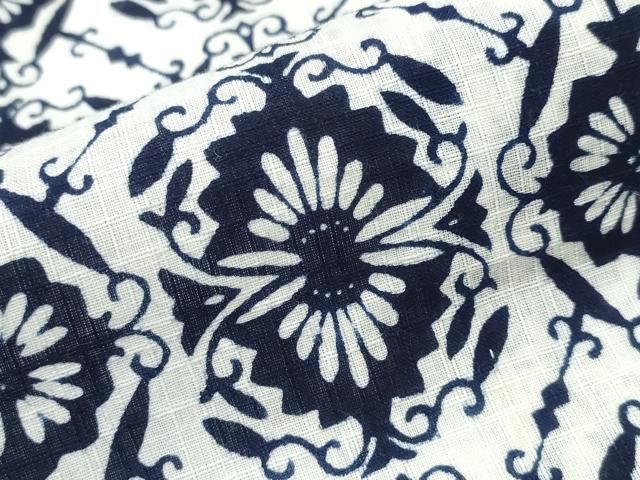 節約 平和屋着物∴夏物 浴衣 横段文 綿麻 逸品 CAAY4649ng 平和屋着物