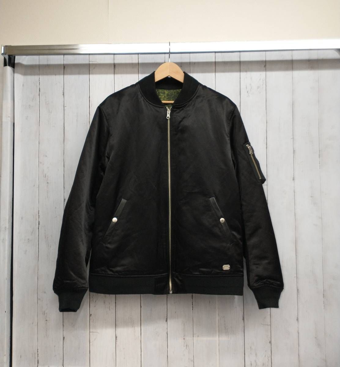 【値下げ】CRIMIE REVERSIBLE MA-1 JACKET 21AW Thinsulate CR1-02A5-JK10 クライミー フライトジャケット シンサレート リバーシブル ...