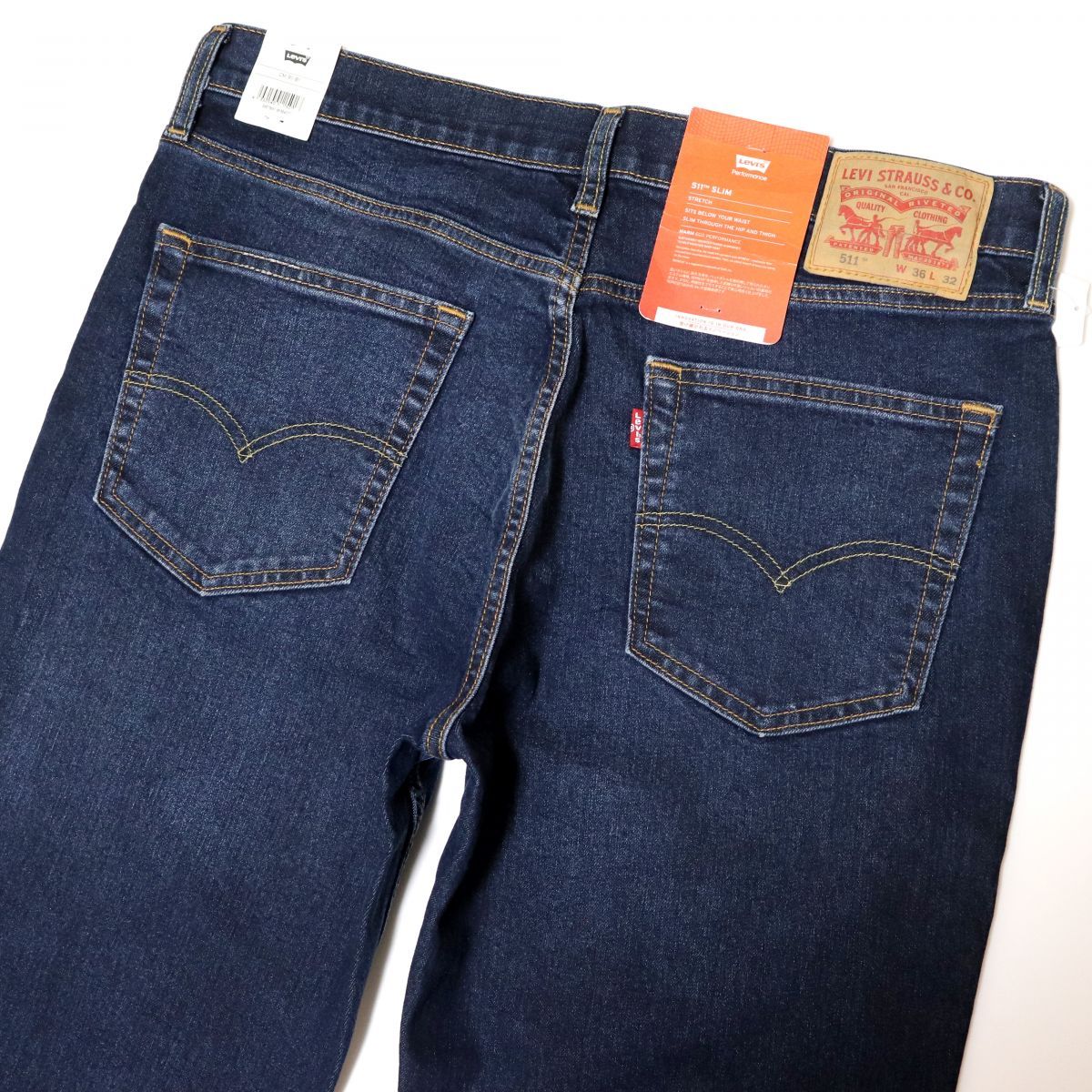 ★リーバイス Levis 511 SLIM 新品 WARM 起毛 保温 防寒 ストレッチ スリム ジーンズ デニム パンツ 36インチ ...