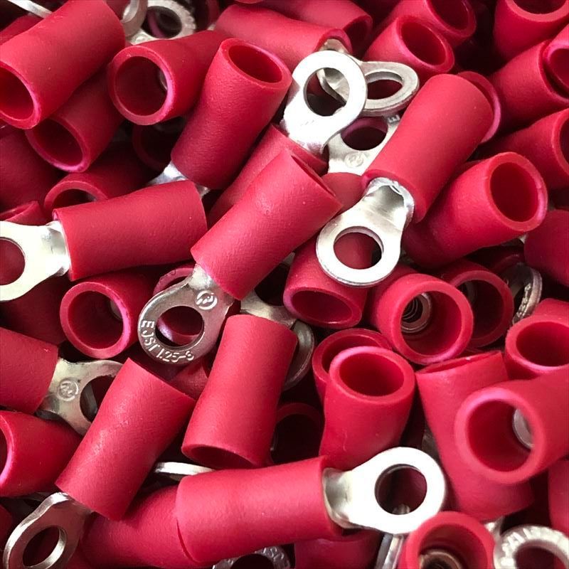 RBV1.25-3(FV1.25-3(LF)),圧着端子,赤,日本圧着端子製造(JST),763個 - メルカリ