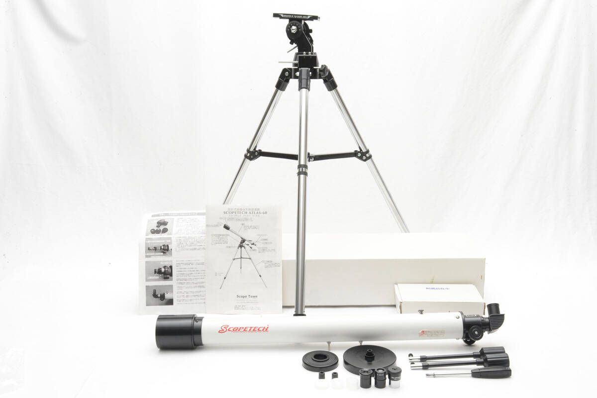★極上品★ スコープテック SCOPETECH ATLAS-60 アトラス60 TELESCOPE D=60mm F=800mm 元箱付属 天体望遠鏡 #1829A93 - メルカリ