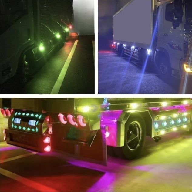 綺麗なレモンイエロー デコトラ屋 改良 爆光 S25 BA15S G18 球 LEDバルブ ハイパワー72LED搭載 12V/24V兼用 ...