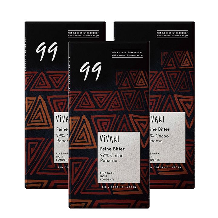ViVANI オーガニック エキストラダークチョコレート 99% ヴィヴァーニ 3個セット - メルカリ