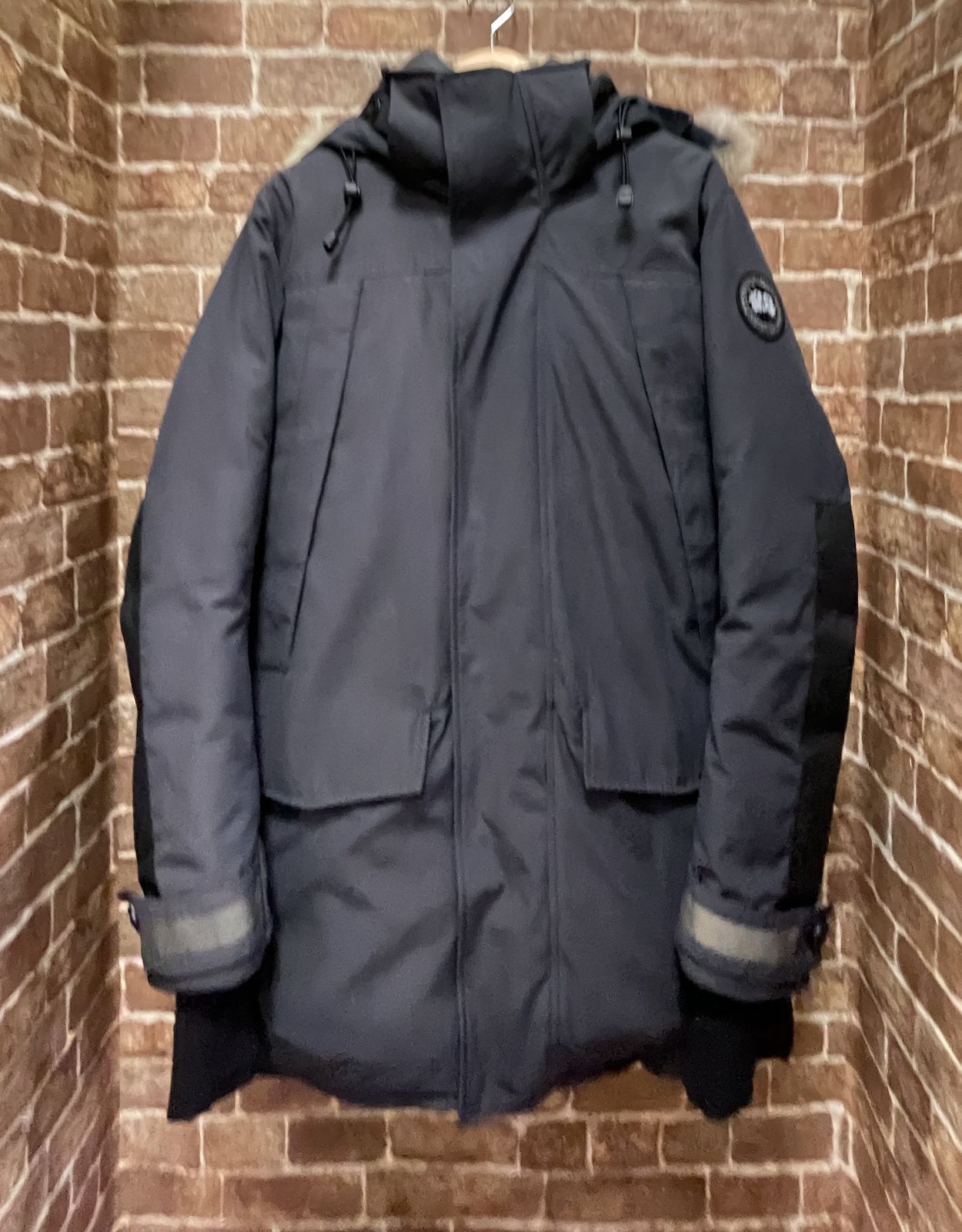 CANADA GOOSE SHERRIDON PARKA BLACK LABEL カナダグース シェリドン サザビーリーグ パーカー ブラック ...