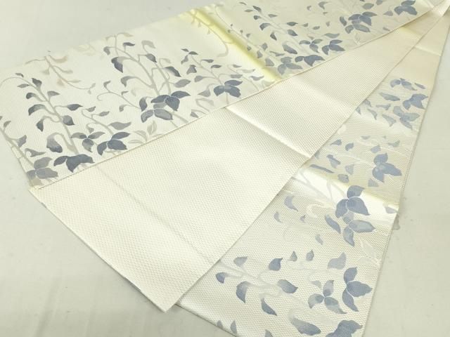 平和屋着物○本場筑前博多織 六通柄袋帯 花唐草文 やまと誂製 正絹