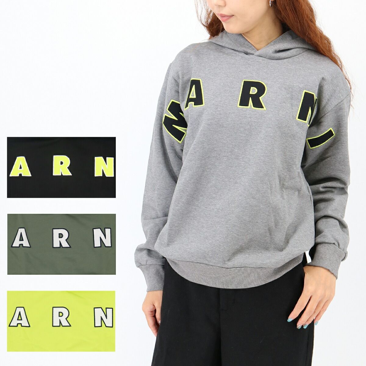 □ MARNI マルニ Kids & Junior 大人もOK ロゴフーディ M01266 □ MARNI マルニ Kids & Junior 大人もOK ロゴフーディ M01266