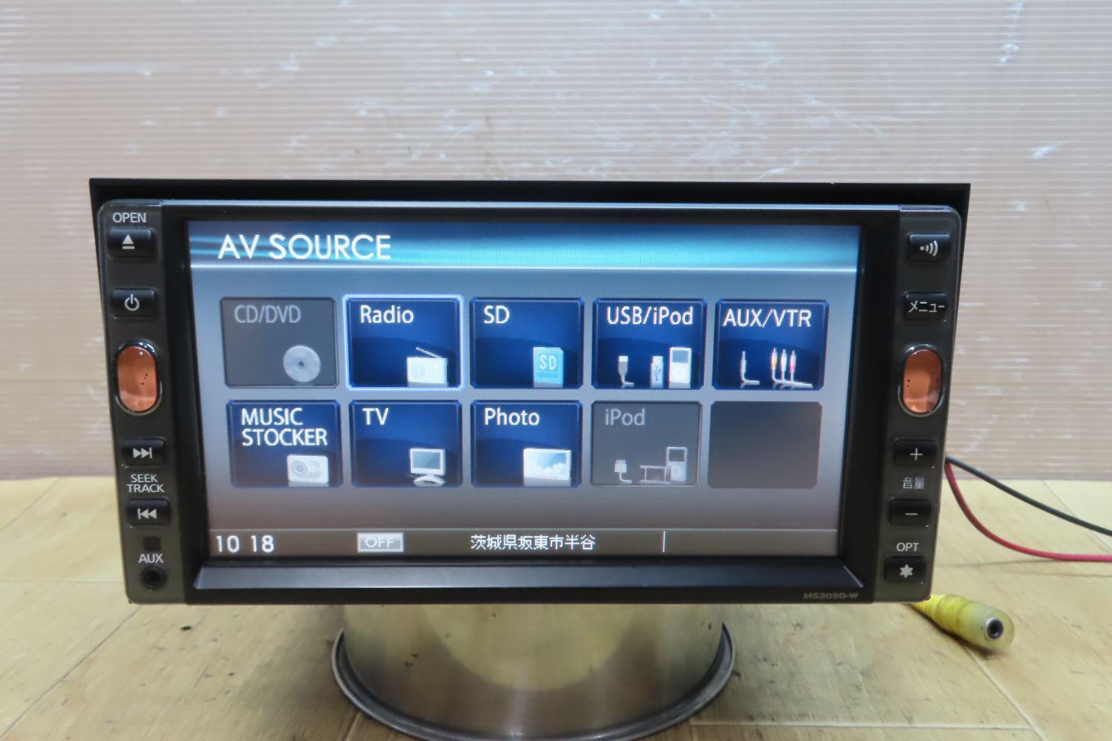 動作保証付★A1531/日産純正 MS309D-W SDナビ 2009年 地デジTVフルセグ内蔵 CD、DVD再生OK 本体のみ - メルカリ