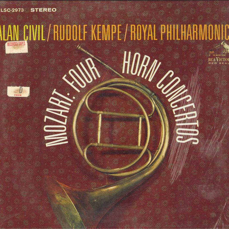 米LP Wolfgang Amadeus Mozart, Alan Civil / Rudolf Kempe / The Royal ...