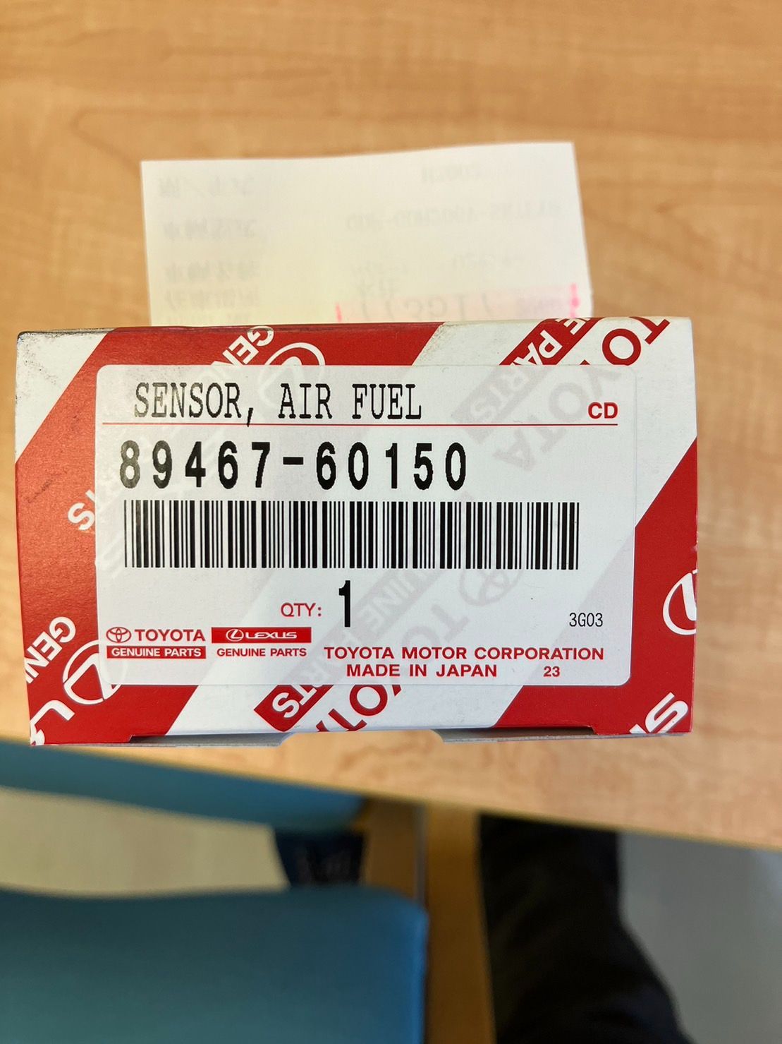 送料込み！ 再値下げ！ ハイエース トヨタ 純正 A/Fセンサー 89467-60150 新品未使用 - メルカリ