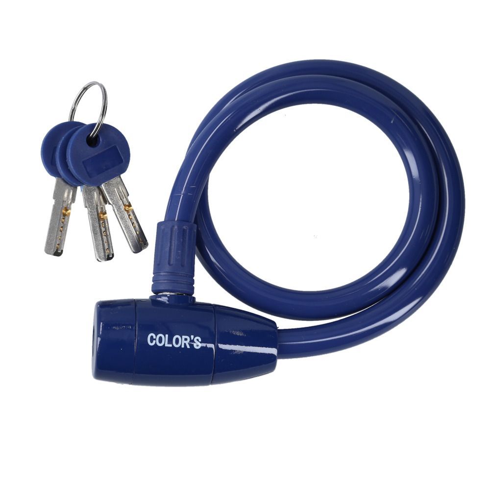 ☆ ネイビー ☆ GORIN グロスカラーワイヤーロック G220W GORIN ゴリン ワイヤーロック G220W 自転車用ワイヤーロック ...