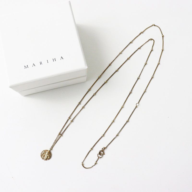 マリハ MARIHA アンシエントメモリーズ ゼウス ヴァーズ スタッドチェーン62cm コインネックレス SV925/ゴールド【2400014107463】 - メルカリ