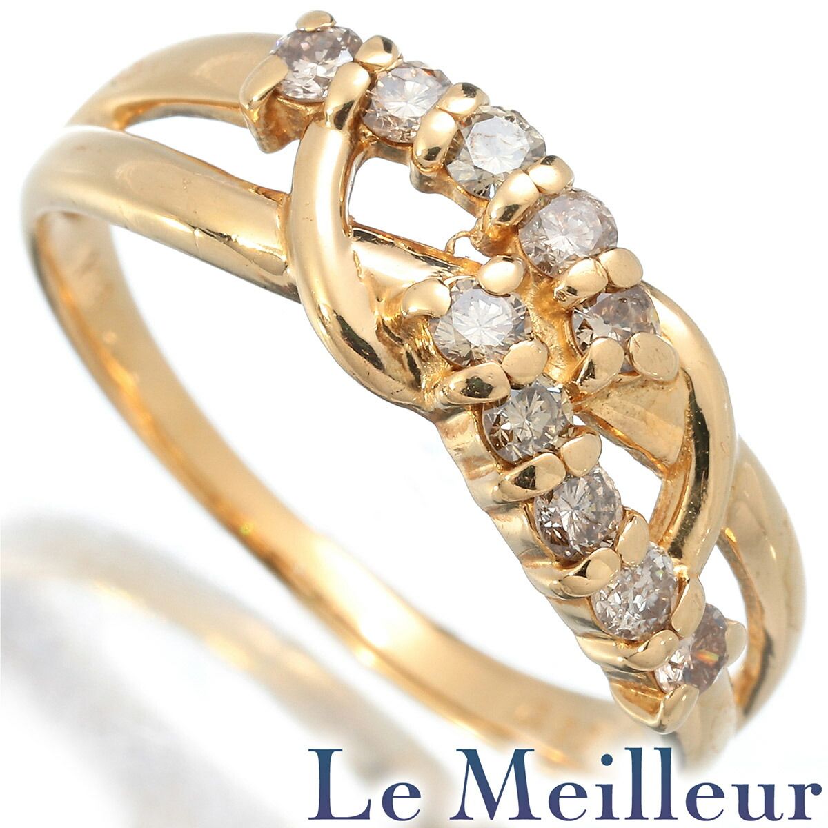 リング 指輪 ダイヤモンド 0.3ct K18 9号 中古 プレラブド 返品OK - メルカリ