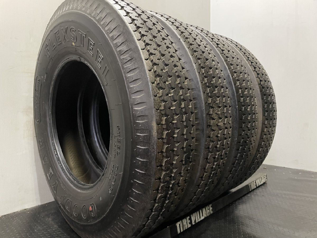 未走行に近い GOODYEAR FLEXSTEEL 7.00R15 8PR 15インチ 夏タイヤ 4本 18年製 ランクル40/ランクル60 ジムニー等 (TF001) - タイヤヴィレッジ ...
