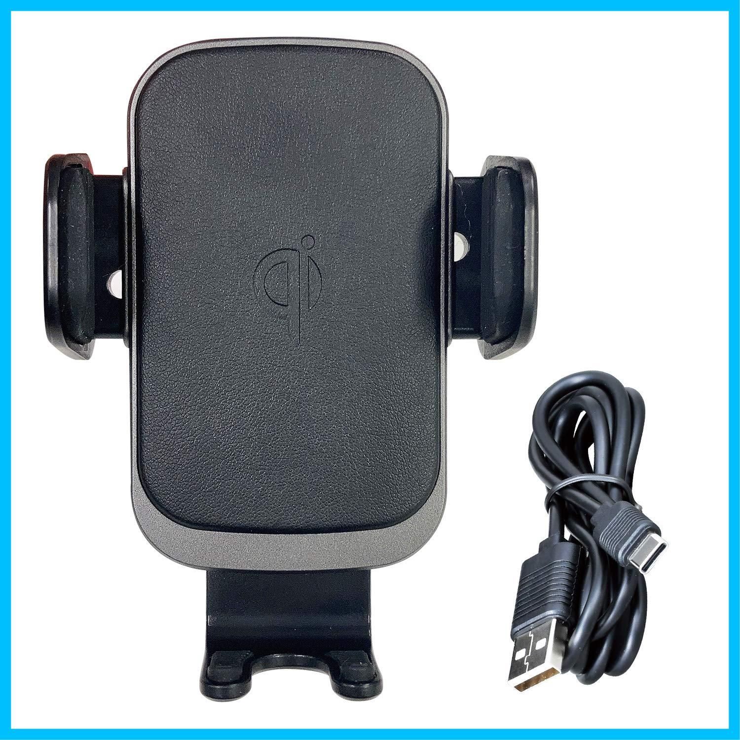 【速発送】セイワ(SEIWA) 車内用品 Qiワイヤレス充電器 専用マウント取付用スマホホルダー IMP067 ブラック 出力10W TYPE-Cケーブル付き カー用品 - メルカリ