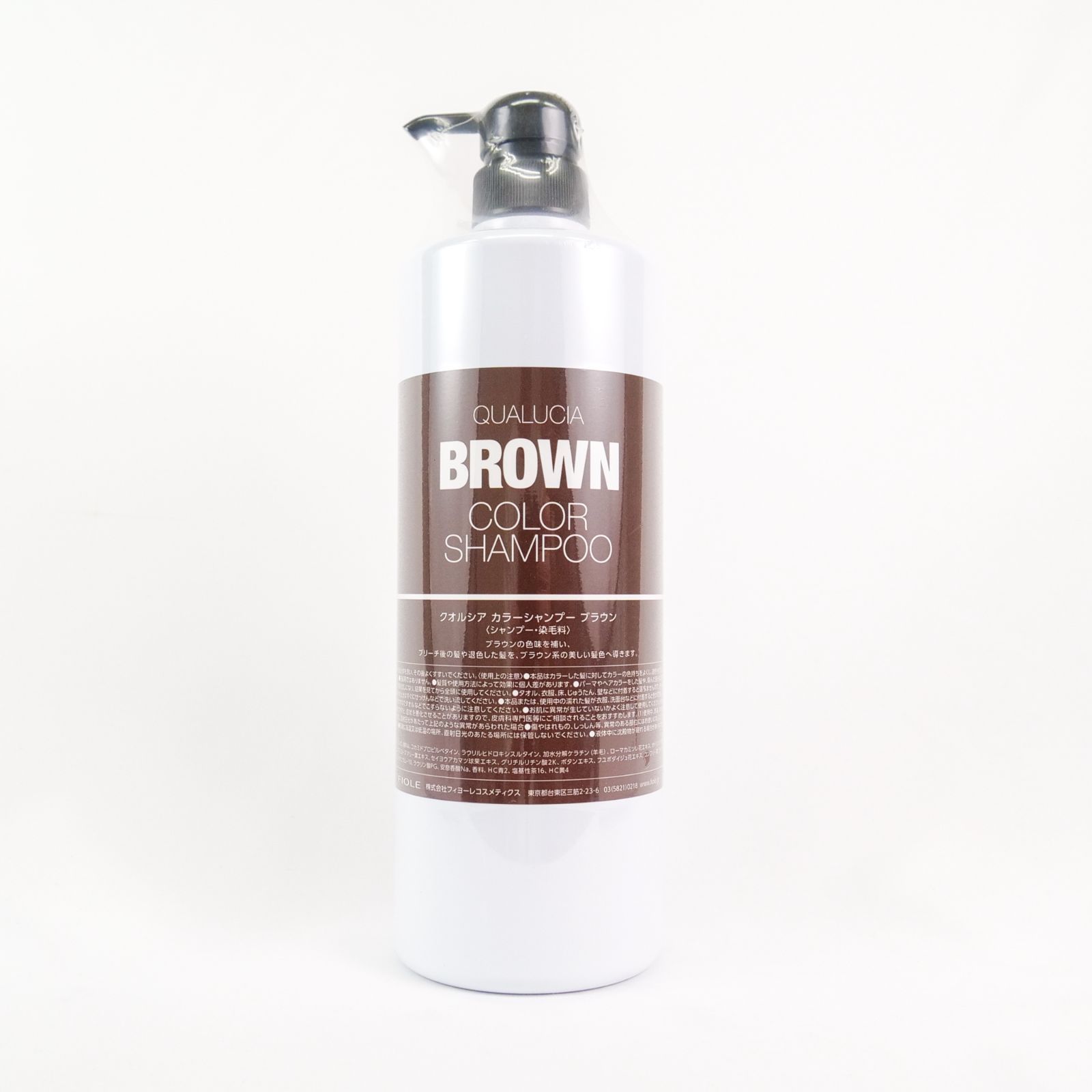 フィヨーレ FIOLE クオルシア カラーシャンプー ブラウン 1000ml BROWN QUALUCIA - メルカリ