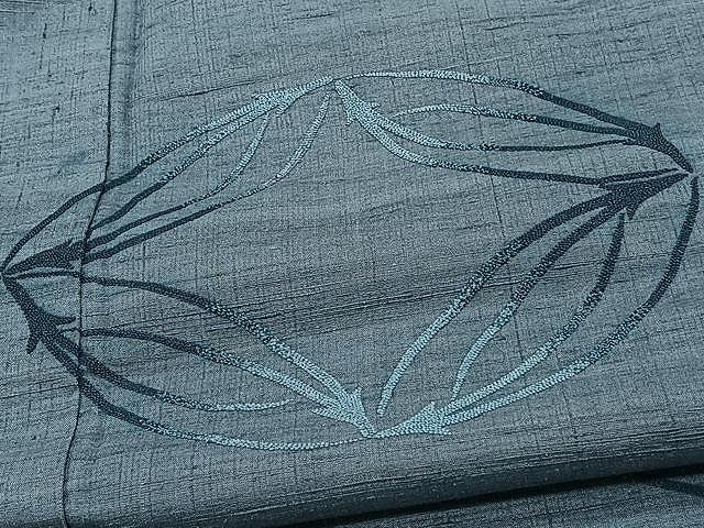 平和屋着物▽中国三大刺繍 相良刺繍 総刺繍 色留訪問着