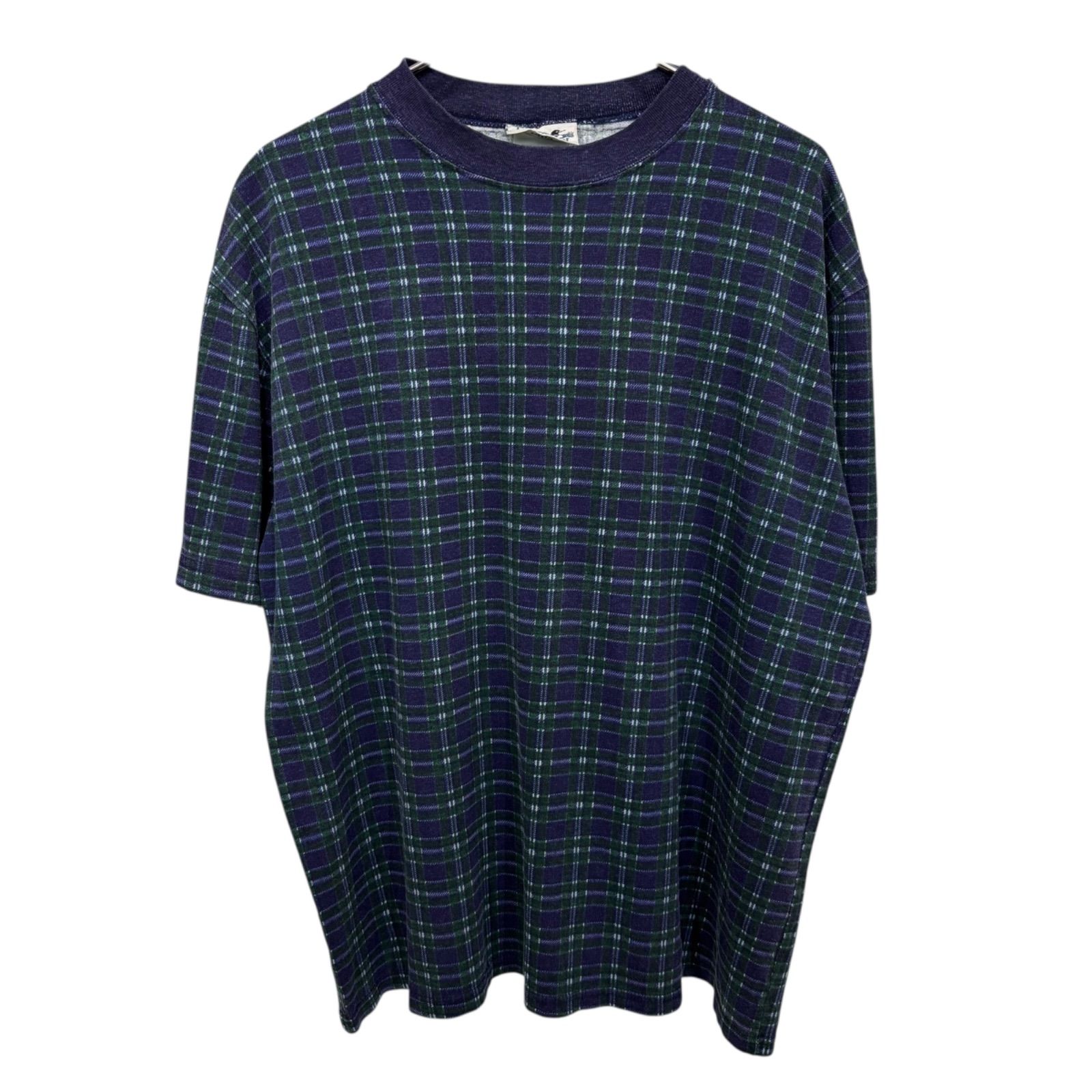 【Rare】 90s NORTHERN REFLECTIONS Tartan Check Pattern T-Shirt 【M】 90年代 ...