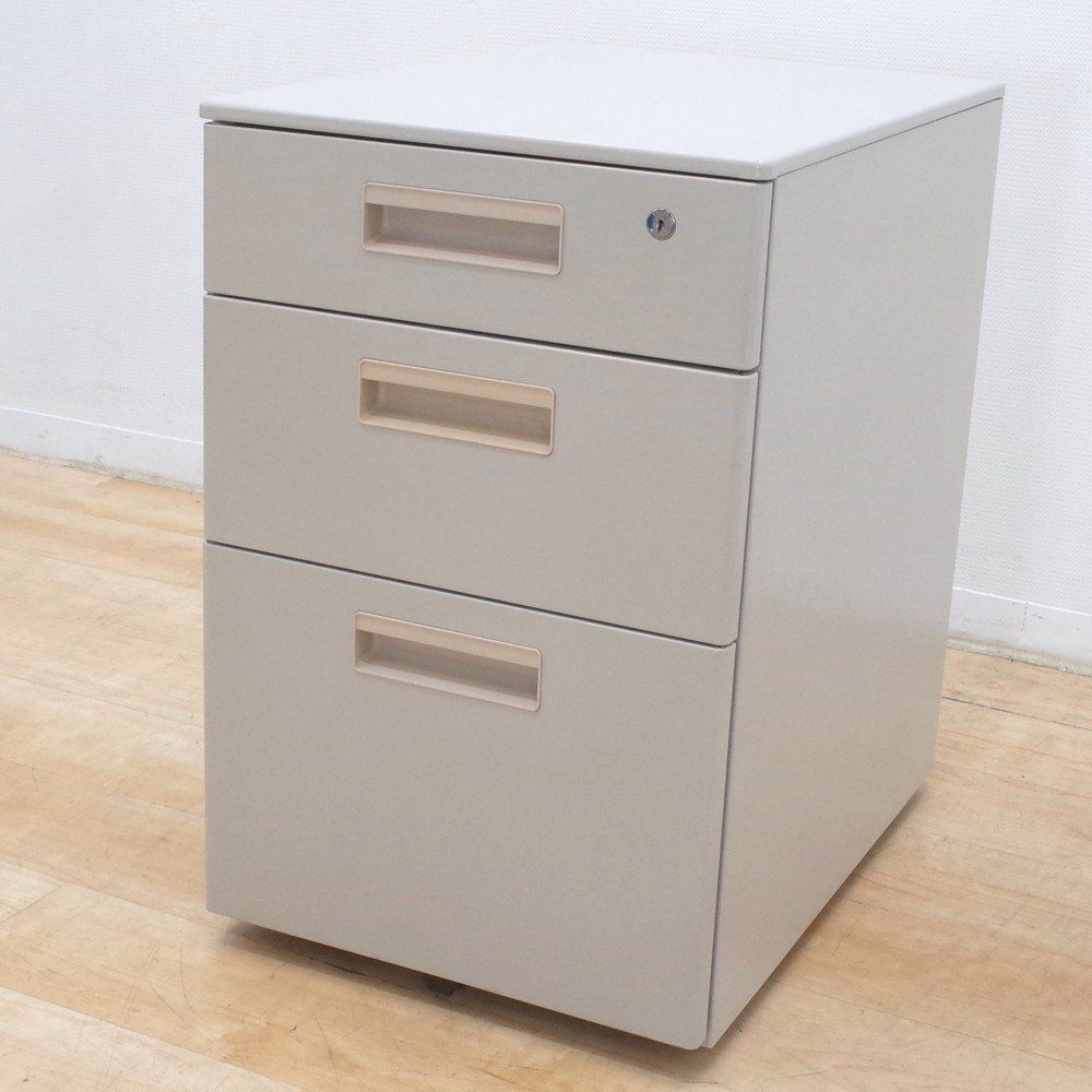 ジョインテックス JOINTEX GT 3段ワゴン グレー 収納ワゴン デスクワゴン 引き出し サイドキャビネット 袖机 EG17973 中古オフィス家具 - メルカリ