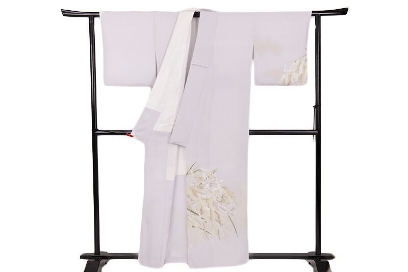 平和屋着物○訪問着 絞り 刺繍 草花舞扇鼓文 金彩 正絹 逸品 AAAY5622ph