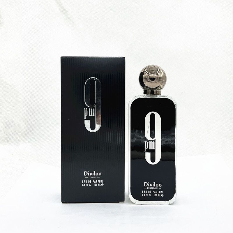 【本日限定・在庫処分】100ML Afnan/Diviloo 9pm 3.4 oz / 100ml Eau De Parfum For Men ...