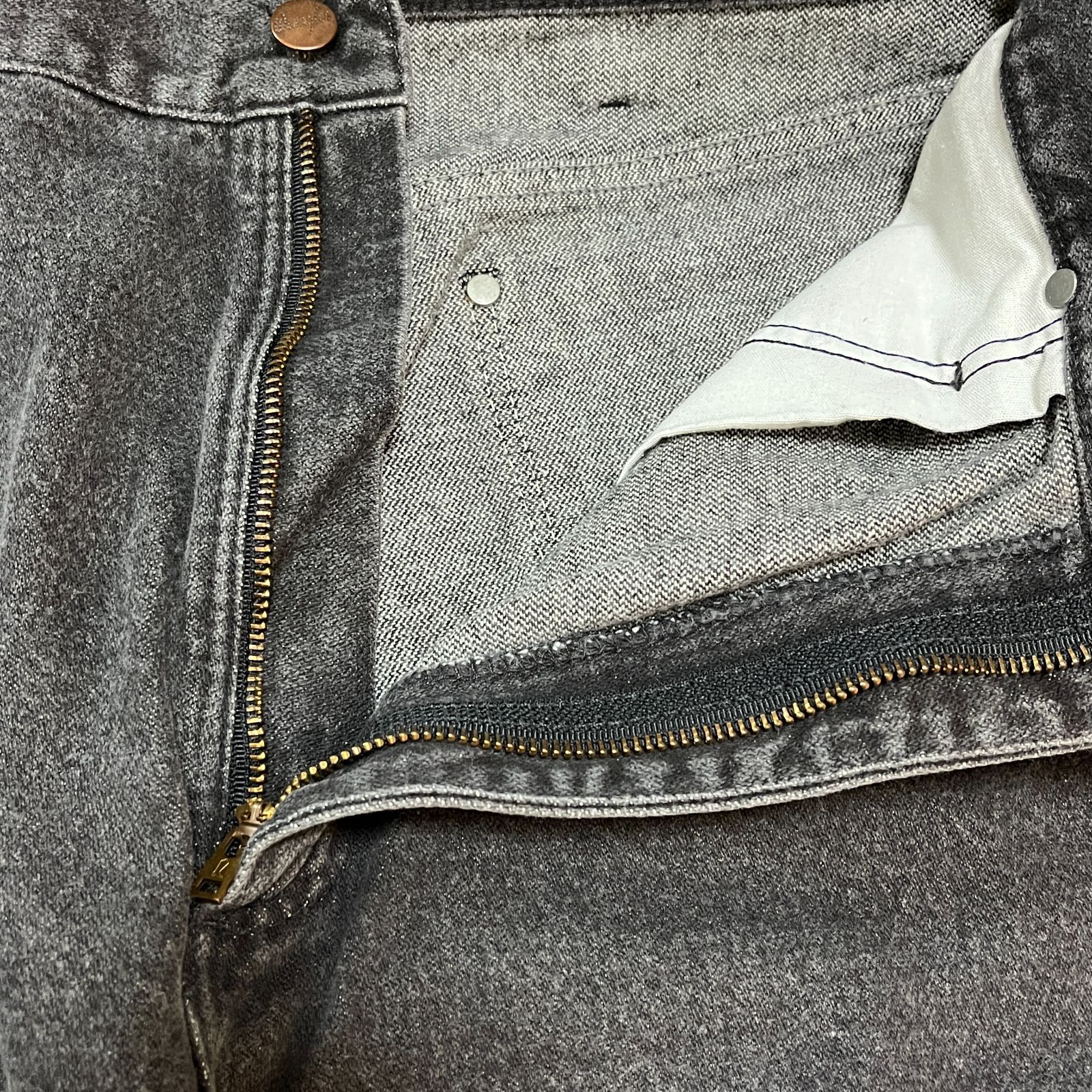 【Wrangler】USA製 14MWZ black jeans 先染め W31 L30 "good condition" - メルカリ