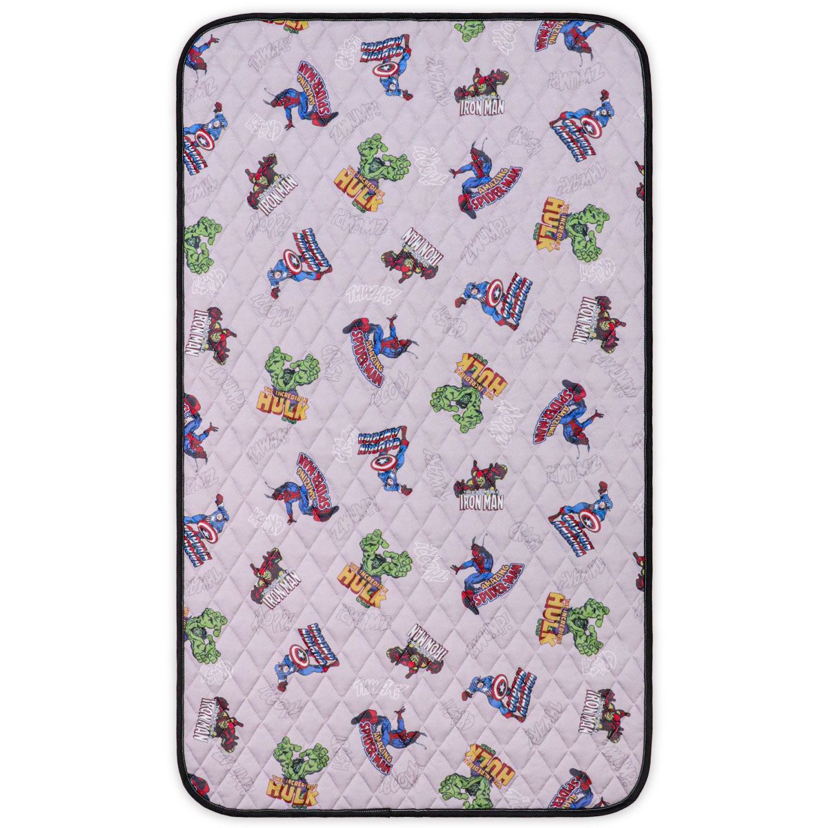 un doudou マーベル ベビー ひんやり 冷感キルトパッド 70×120cm アベンジャーズ グレー 四隅ゴム ベビー用品 新品 新生児 ...