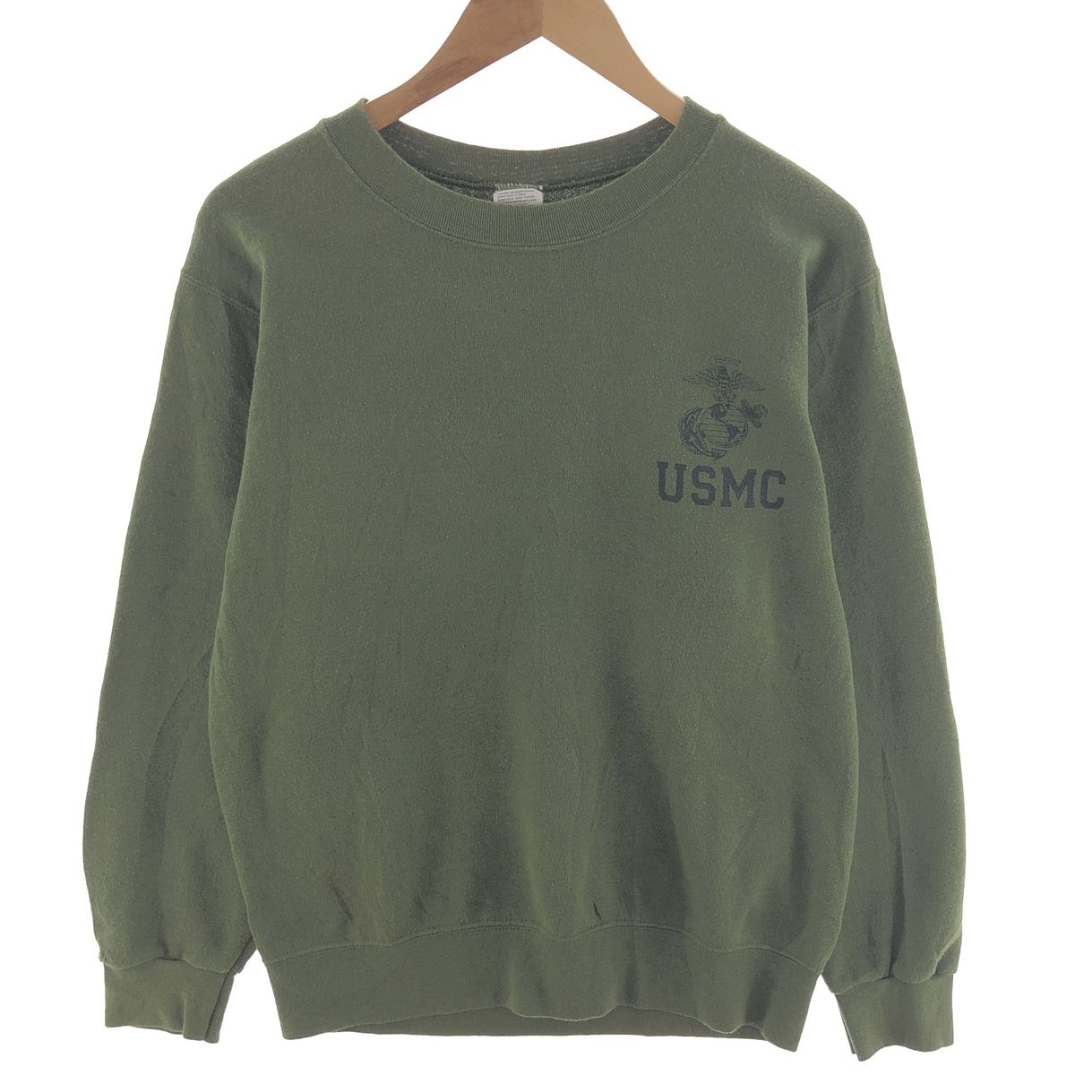 古着 CAC USMC アメリカ海兵隊 プリントスウェットシャツ トレーナー USA製 メンズS/eaa392350 - メルカリ