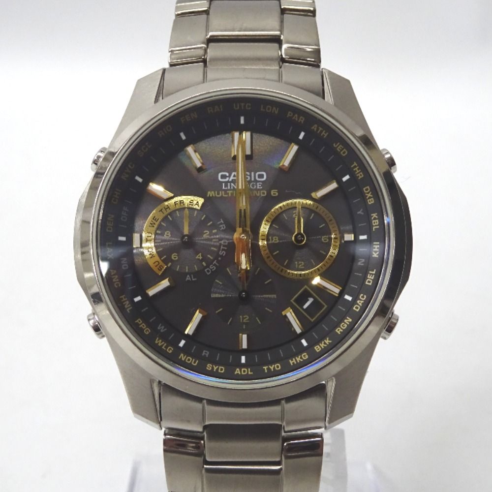Ft595543 カシオ 腕時計 リニエージ WaveSeptor Multi Band6 LIW-M610TDS ブラック文字盤 メンズ ...