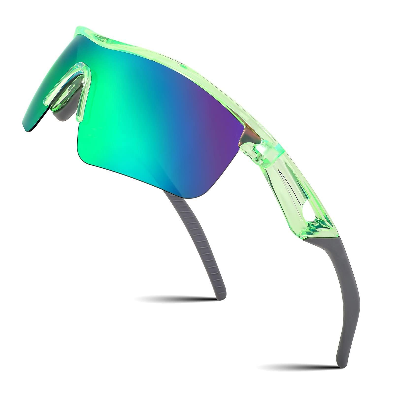 子供用 偏光 レンズ サングラス UVカット TR90超軽量 サングラス スポーツ ゴルフ ジョギング 野球 キッズ バス 釣り 自転車 Feisedy サイクリング 紫外線カット B2454 ...