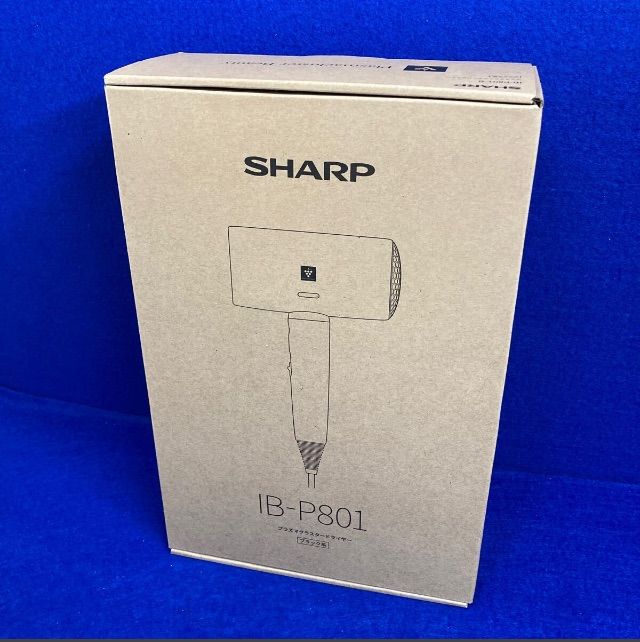 未使用 保証★SHARP プラズマクラスタードライヤー IB-P801-B ミッドナイトブラック 速乾 エアロフォルム 大風量 静電気抑制 - メルカリ