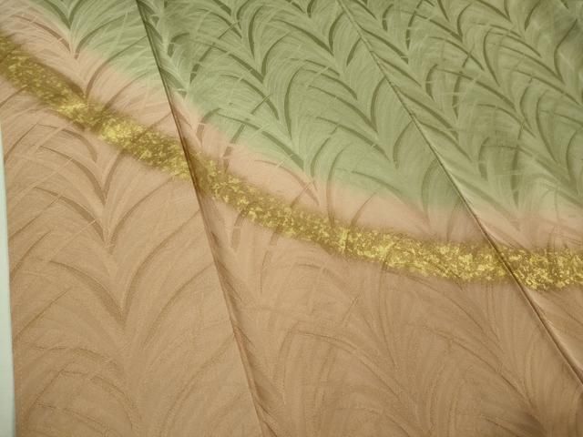 平和屋着物□極上 皇室献上作家 北出与三郎 訪問着 大王松 暈し染め