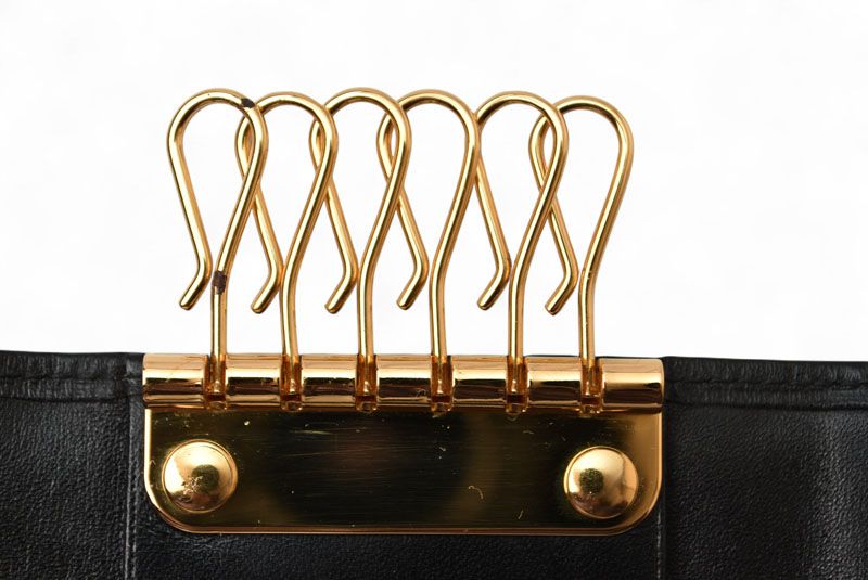 美品▽HERMES エルメス AG925 レザー 編み込みデザイン チャーム